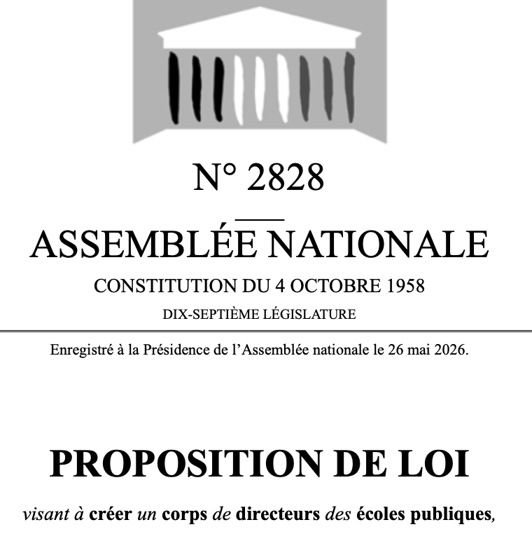 Corps de directeurs d’écoles de plus de 12 classes ? – #S2DÉ